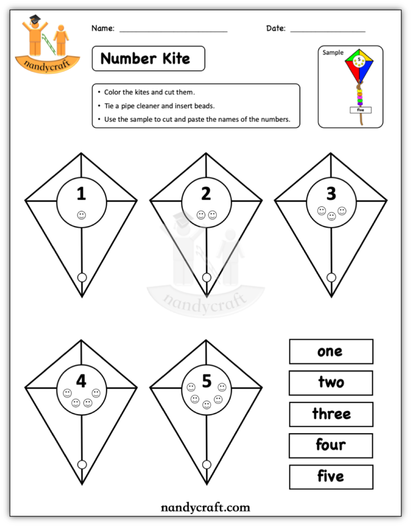 Number Kite | NandyCraft